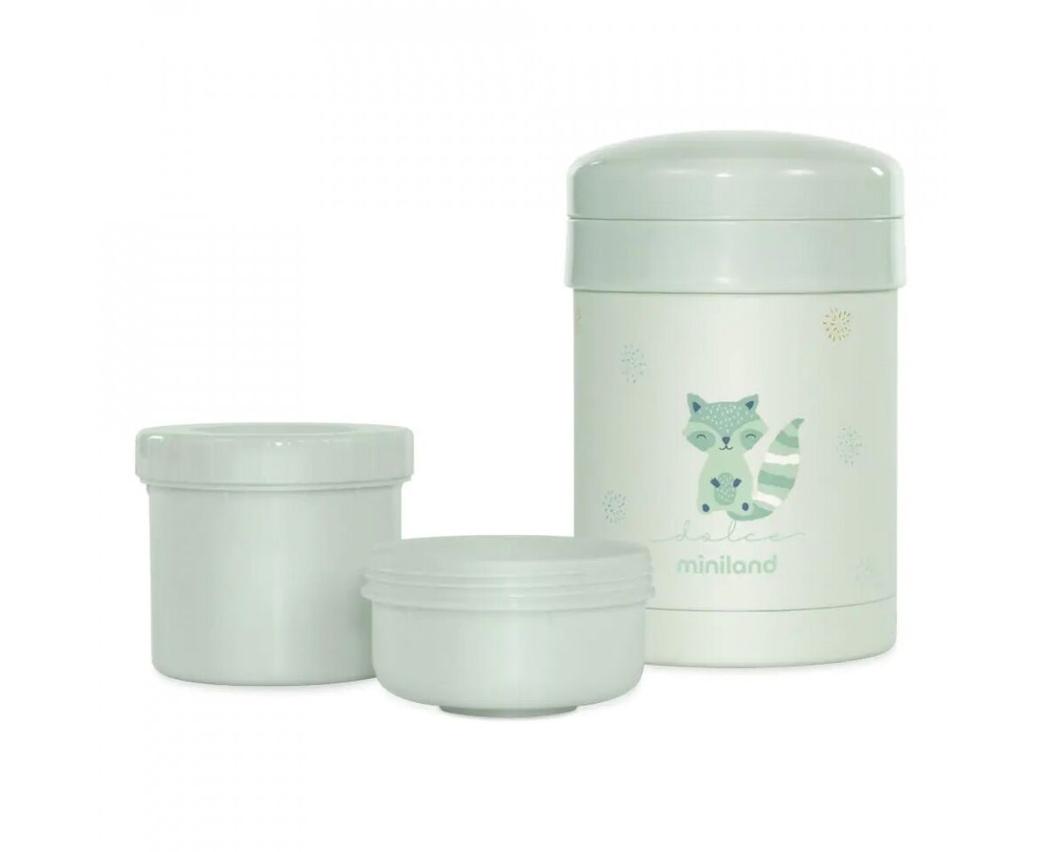 Termos Mancare Solida 700 ml Mint Miniland - ExclusivMAG.ro